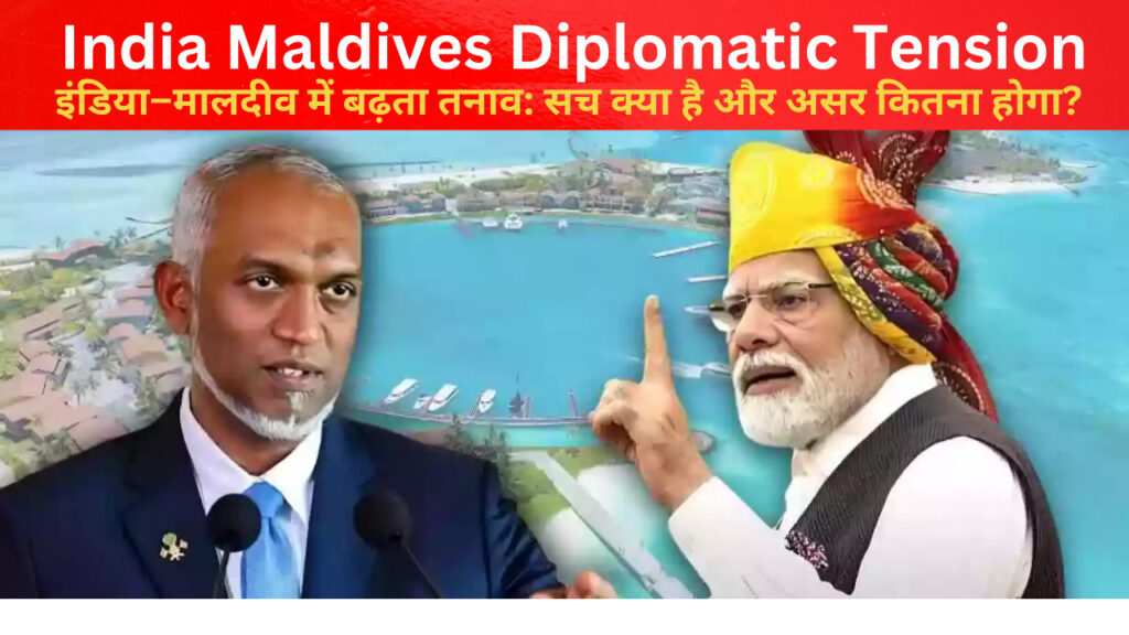 India Maldives Diplomatic Tension: इंडिया–मालदीव के रिश्तों में तनाव की ...